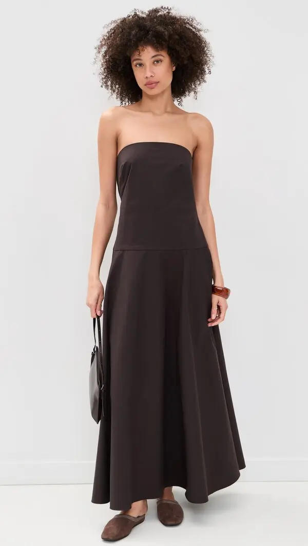 ST. AGNI Strapless Maxi Dress