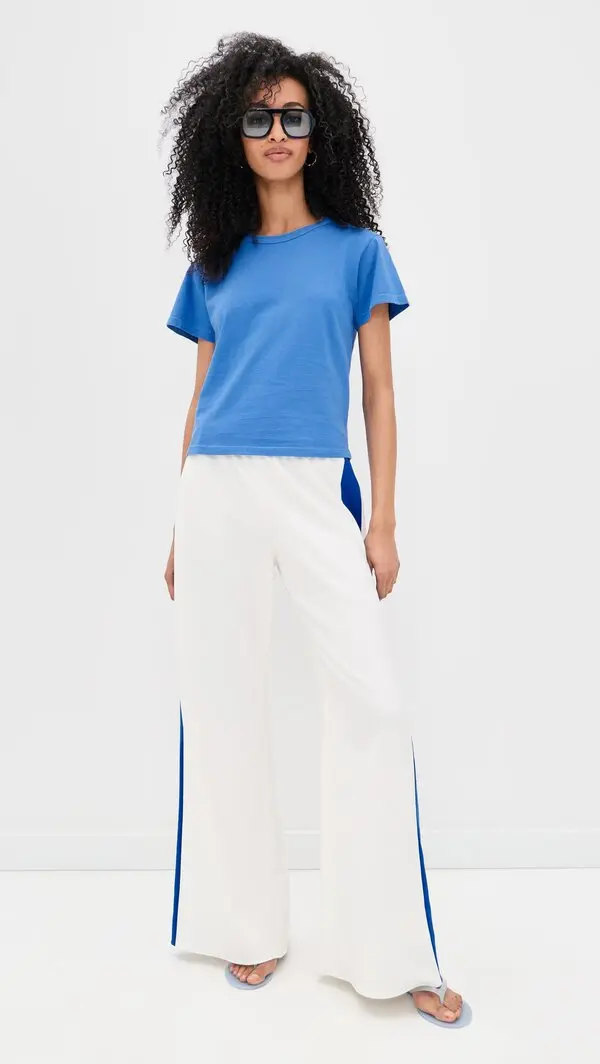 LESET The Margo Tee - Bleuet
