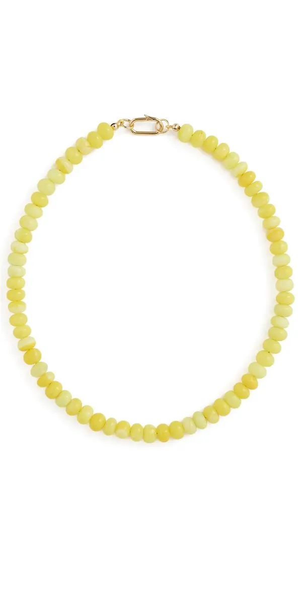 HART Opal Gemstone Beaded Necklace - Yellow