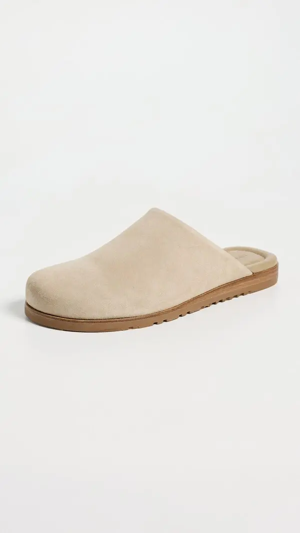 Simkhai Emery Suede Clogs - Desert