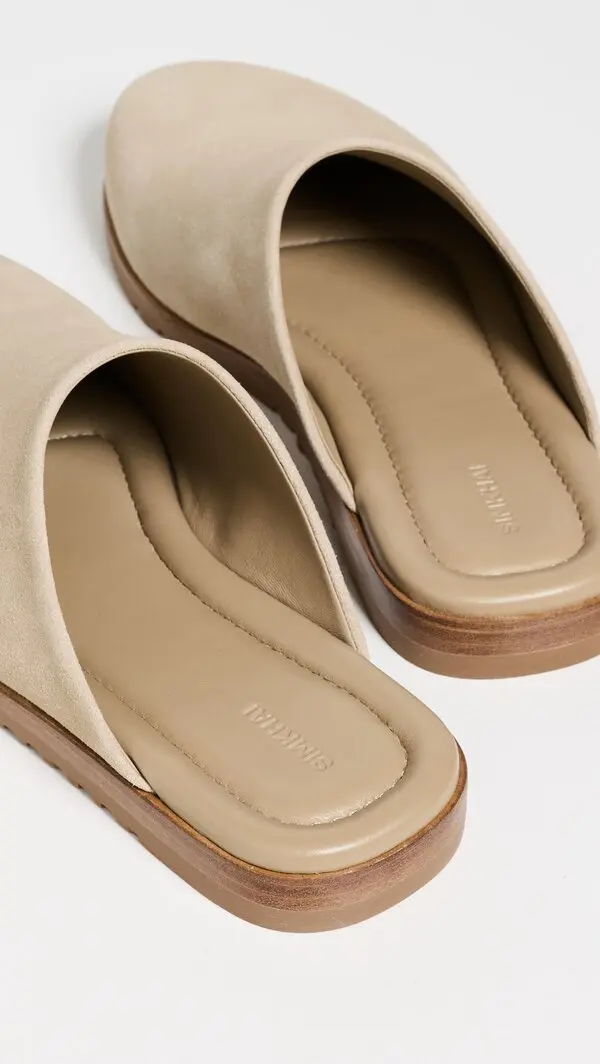 Simkhai Emery Suede Clogs - Desert