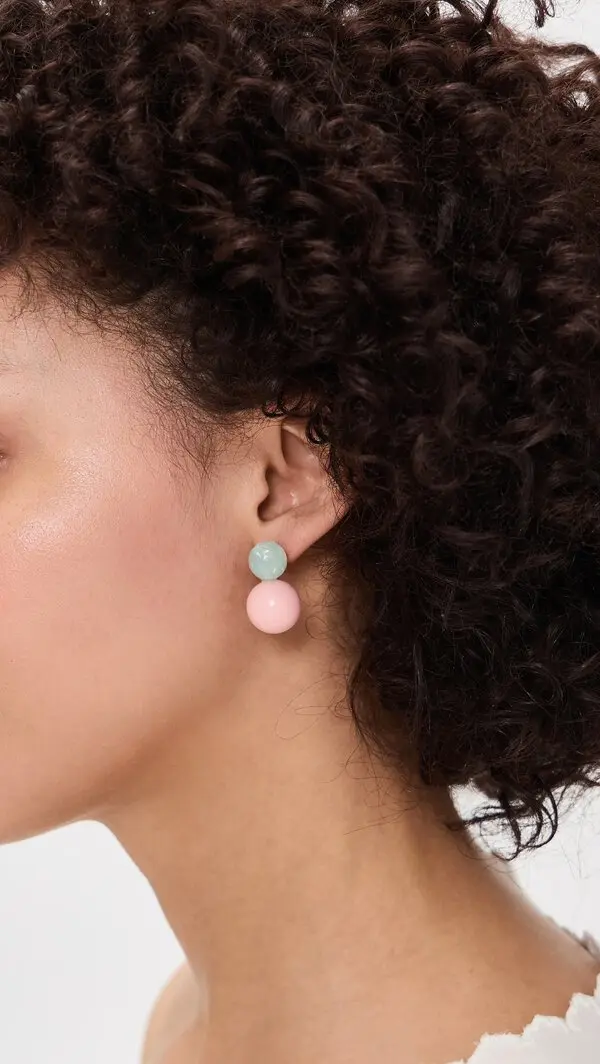 Lele Sadoughi Oasis Double Drop Earrings