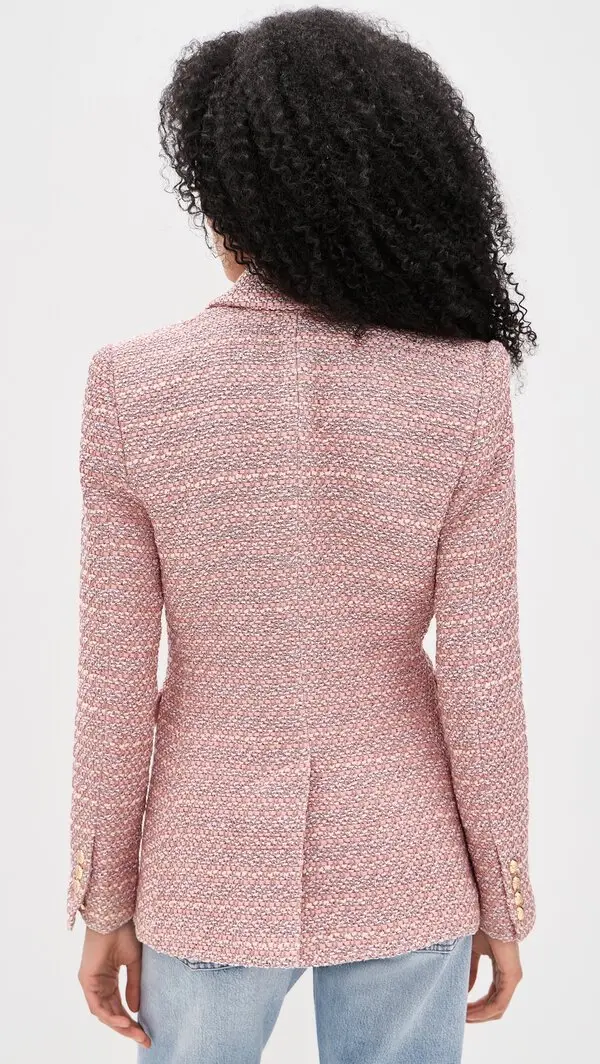 Generation Love Arielle Tweed Blazer - Pink Multi