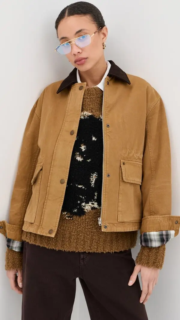 Acne Studios Barn Jacket - Rust Brown