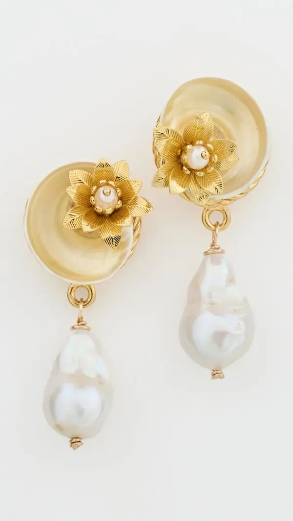 Brinker & Eliza Coconut Drift Earrings