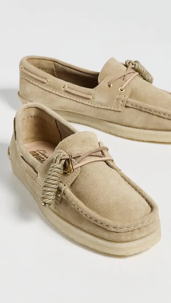 Clarks Godney Suede Boat Shoes