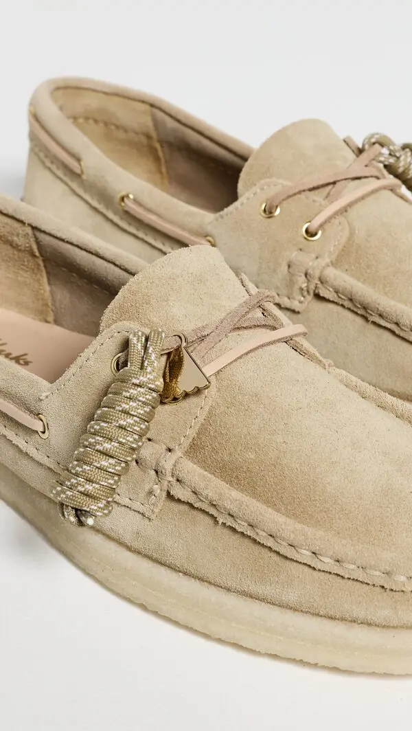 Clarks Godney Suede Boat Shoes