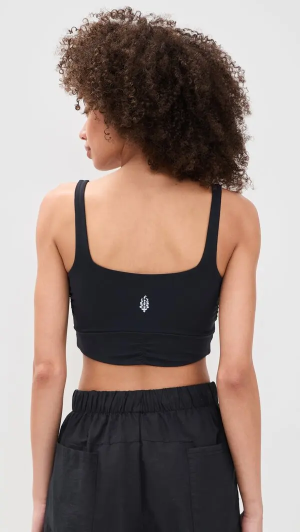 Free People Twist Crop Shirt