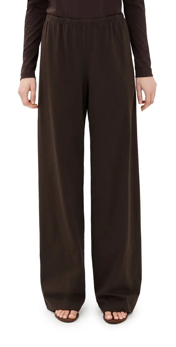 Sprwmn Wide Leg Easy Pants - Americano