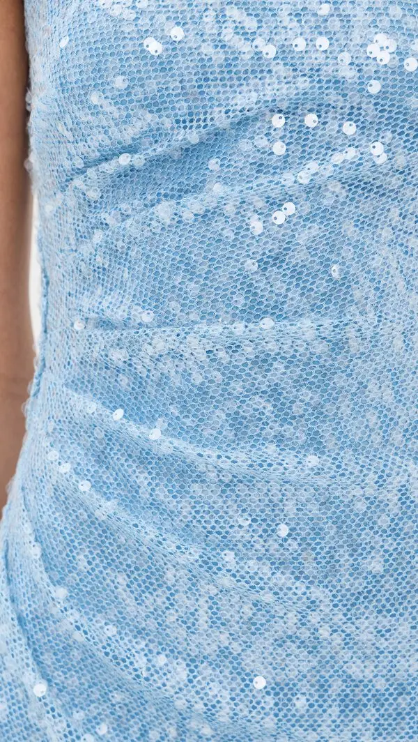 Veronica Beard Kimberly Sequined Midi Dress - Blue Jay