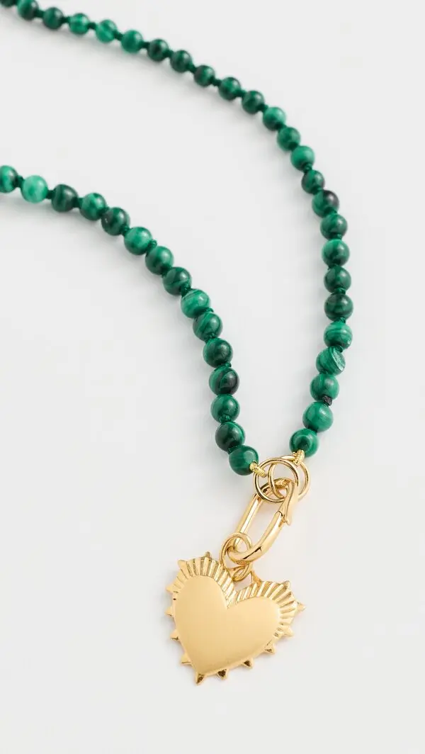 HART Gemstone Strand Heart Necklace
