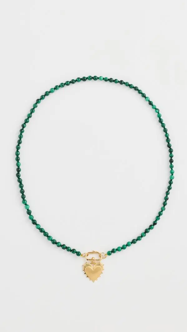 HART Gemstone Strand Heart Necklace