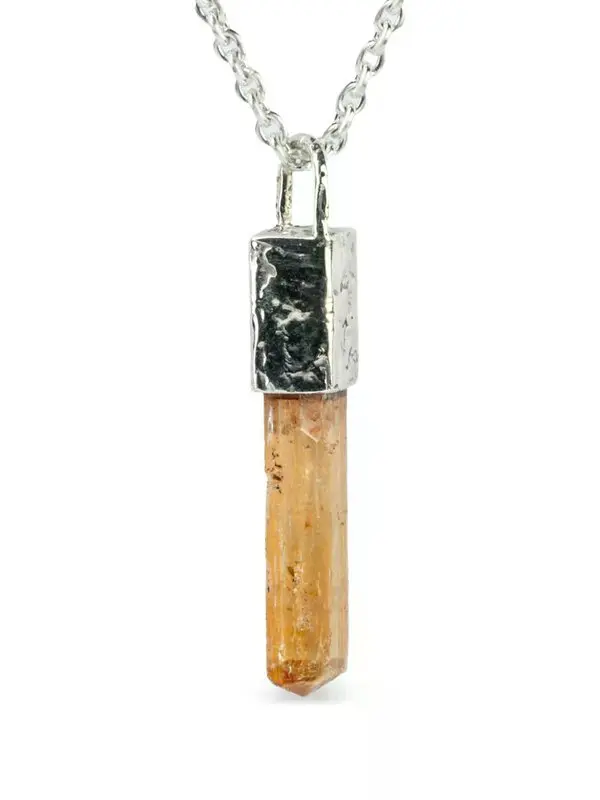 PARTS OF FOUR Talisman Imperial Topaz Necklace - Silver