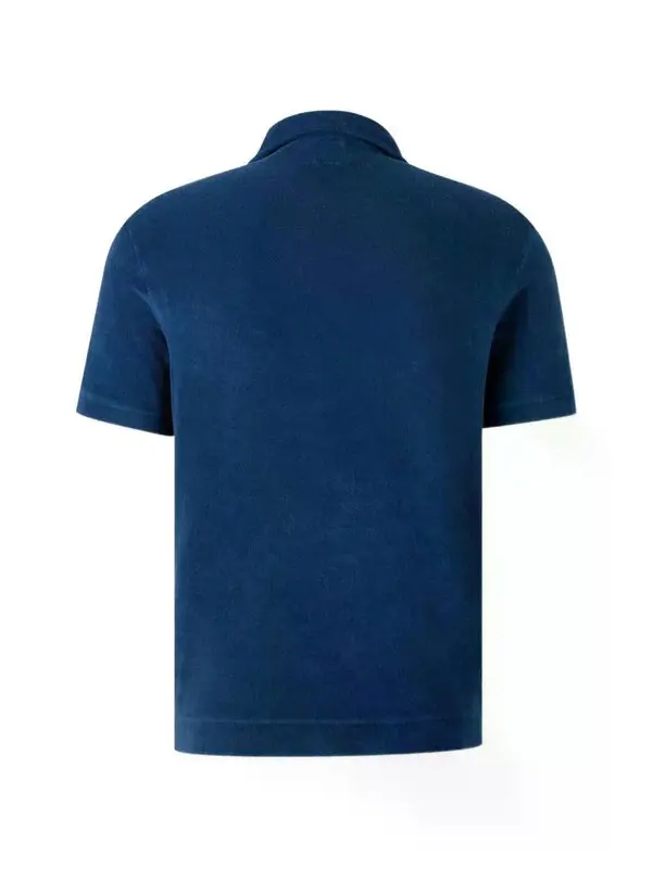 Fedeli V-neck T-shirt - Blue