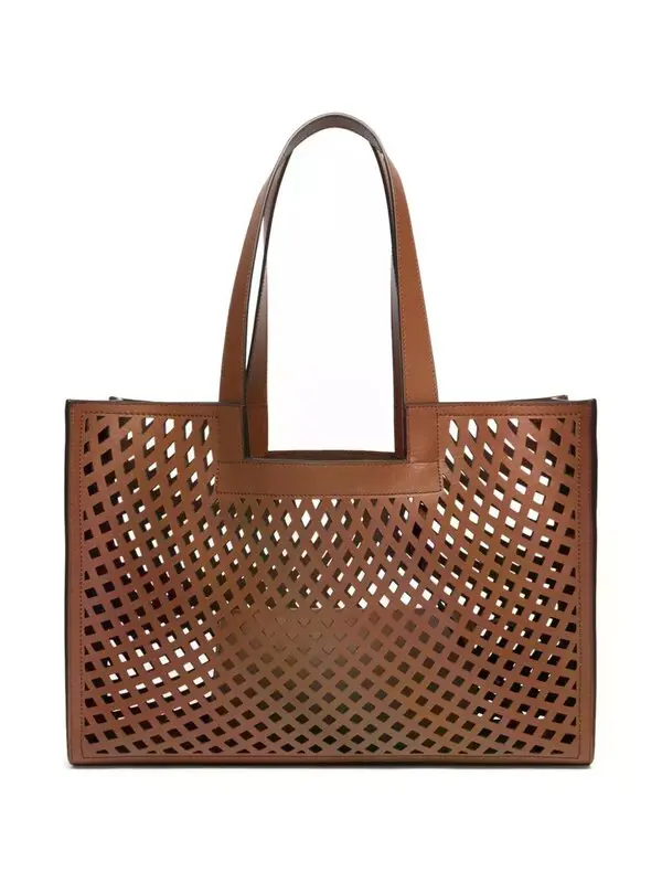 Bally Tote Bag With Diamond Cutout