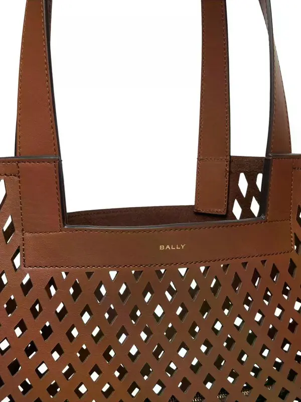 Bally Tote Bag With Diamond Cutout