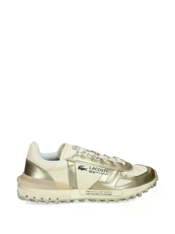 Lacoste Elite Active Metallic-detail Sneakers - Neutrals