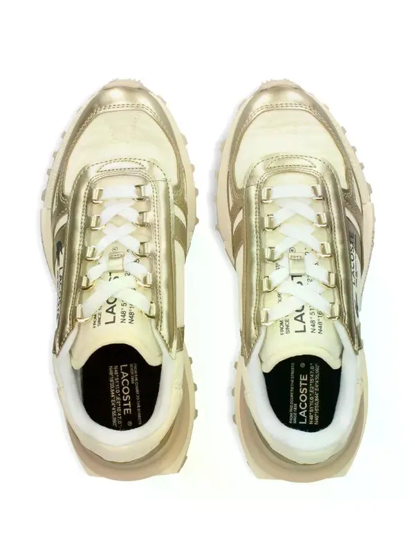 Lacoste Elite Active Metallic-detail Sneakers - Neutrals