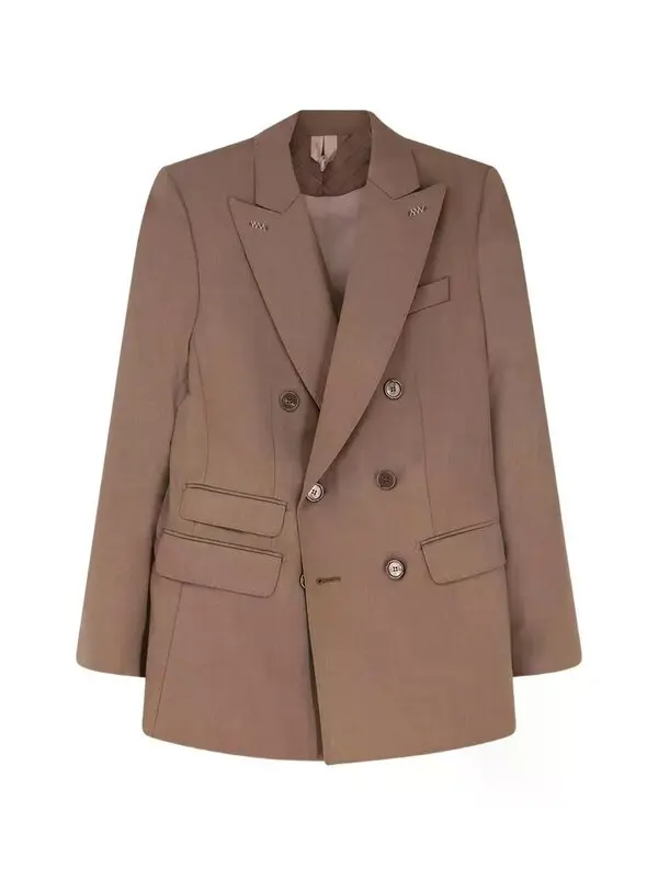 Max Mara Double-breasted Cupola Blazer - Brown
