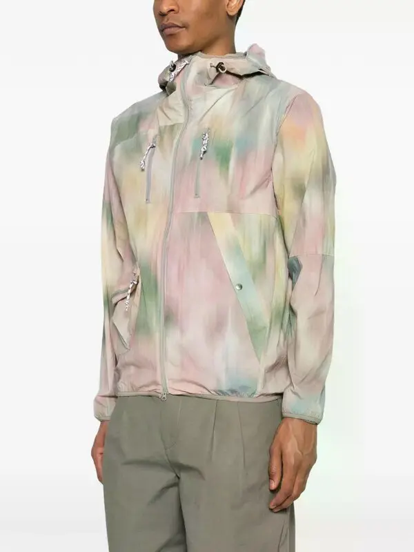 Kolor Abstract-print Hooded Jacket