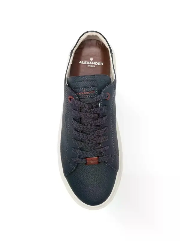 ALEXANDER SMITH Leather Lace-up Sneakers