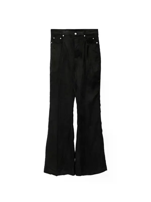 Rick Owens Bolan Pocket Bootcut Trousers - Black