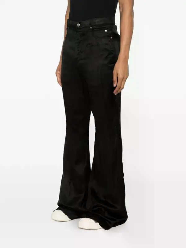 Rick Owens Bolan Pocket Bootcut Trousers - Black