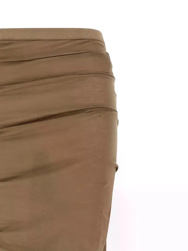 Rick Owens Asymmetric Skirt With Drawstring