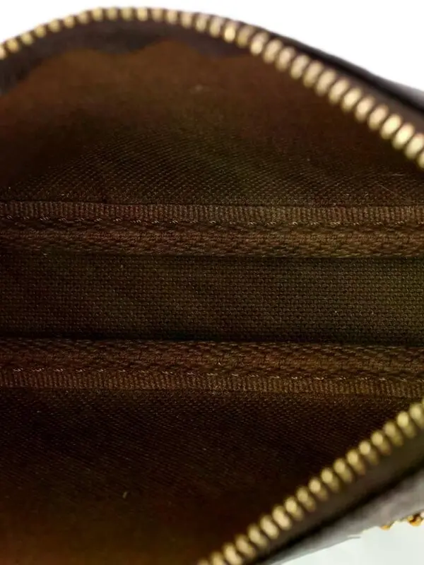 LOUIS VUITTON Pochette Accessoires Monogram Canvas Mini Clutch - Brown