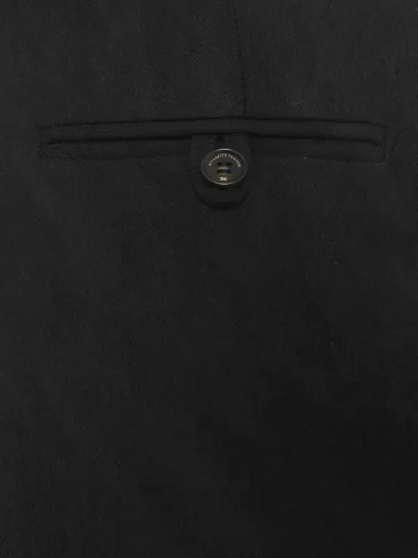 Elisabetta Franchi Pleated Gabardine Trousers