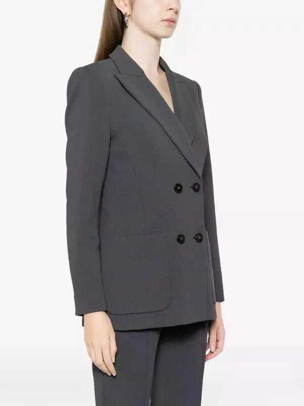 MARCCAIN Double-breasted Blazer - Grey
