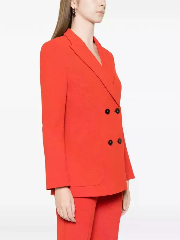 MARCCAIN Double-breasted Blazer - Orange