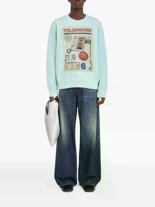 MAISON MARGIELA Graphic-print Sweatshirt