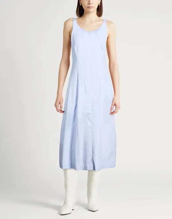 Peserico Midi Flared Dress - Blue