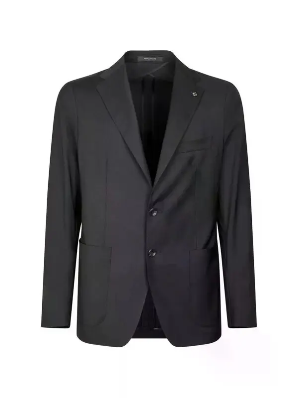 Tagliatore Button Virgin Wool Jacket - Grey