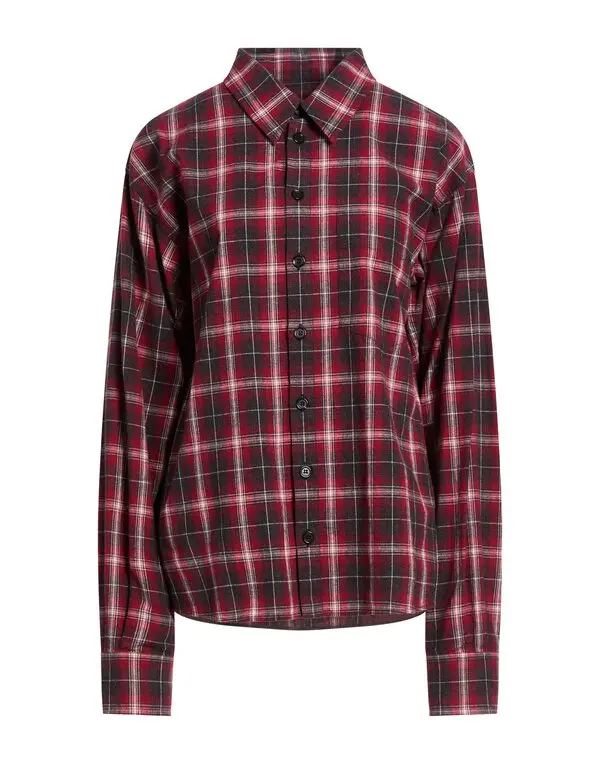Dsquared2 Cotton Flannel Shirt With Tartan Pattern - Red