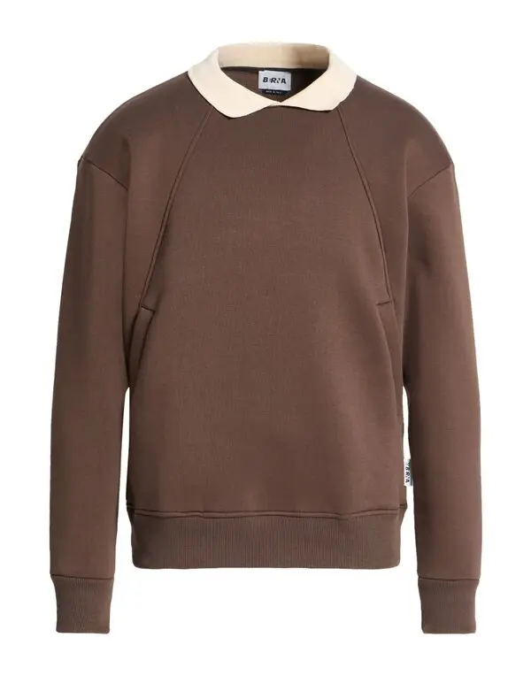 BERNA Cotton-blend Sweatshirt - Brown