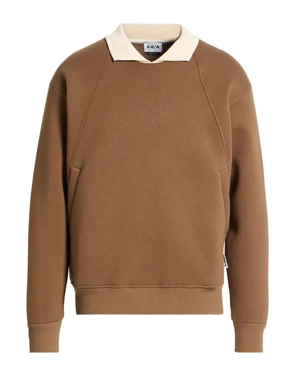 BERNA Cotton-blend Sweatshirt - Brown