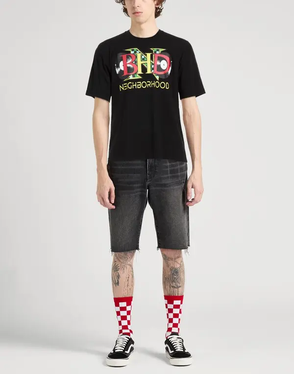 NEIGHBORHOOD T-shirt Size Cotton