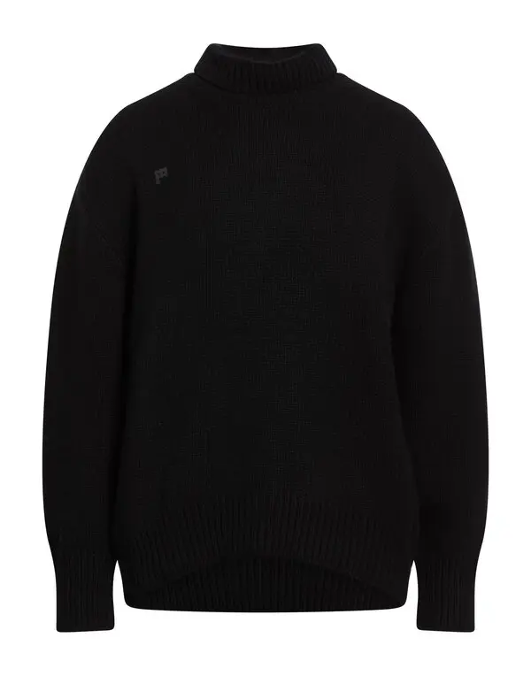 PANGAIA Turtleneck Recycled Cashmere & Wool Knit Top