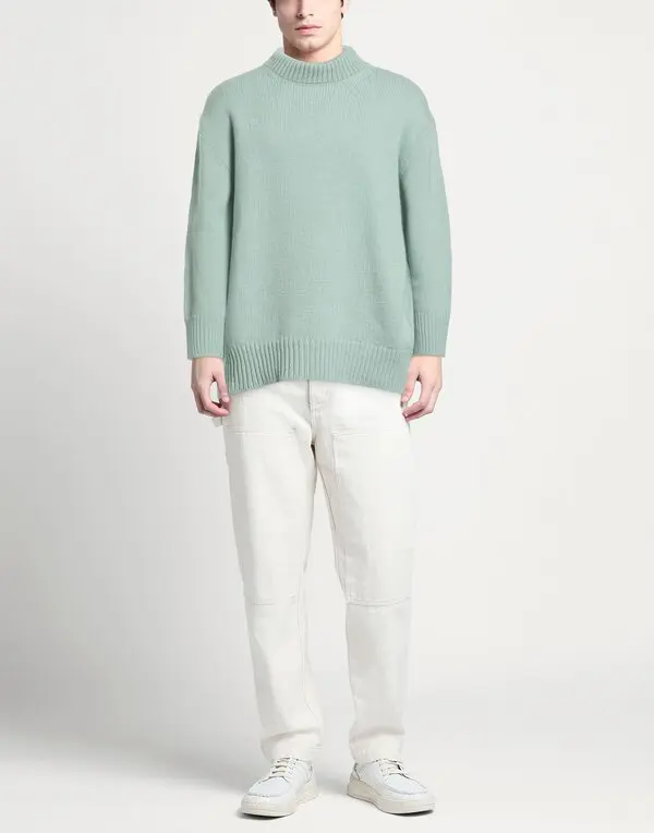 PANGAIA Turtleneck Recycled Cashmere & Wool Knit Top