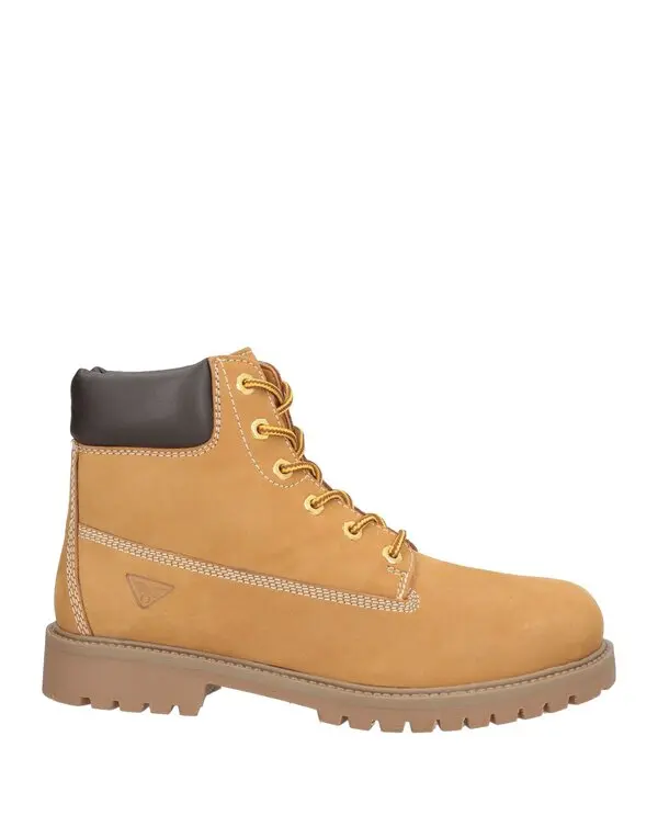 DOCKSTEPS Leather Lace-up Ankle Boots - Beige