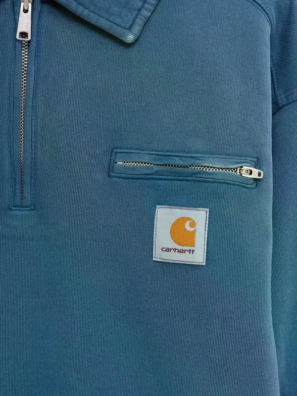 Carhartt Work In Progress Logo-patch Sweatshirt - Blue