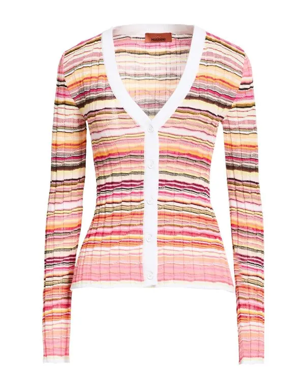 Missoni Cardigan In Cotton And Viscose - Pink