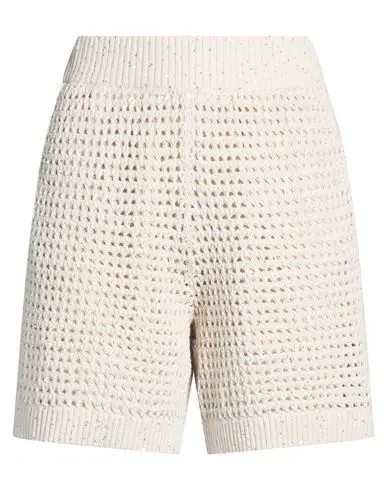 Brunello Cucinelli Crochet Knit High Waisted Shorts