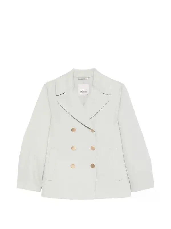 Max Mara Double-breasted Peacoat - Green