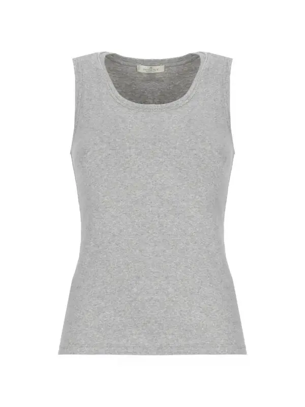 PANICALE Round-neck Tank Top - Grey