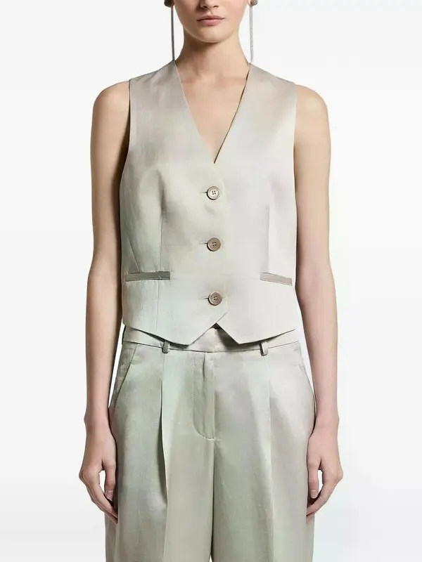 Peserico Buttoned Waistcoat