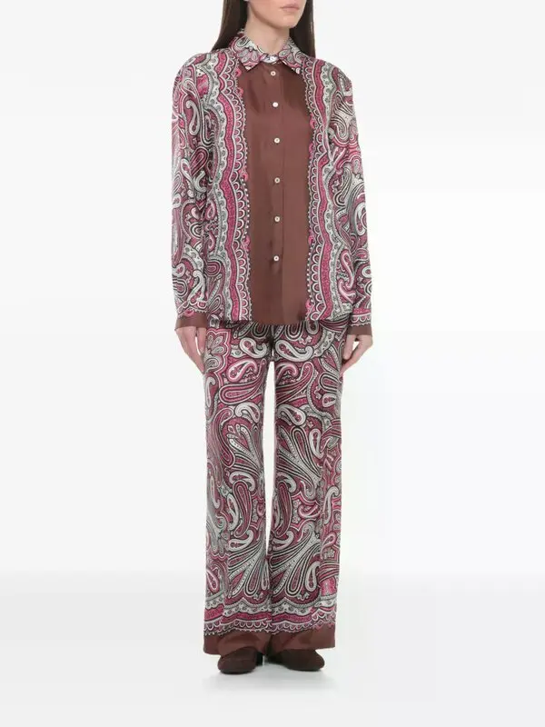 P.a.r.o.s.h Paisley-pattern Buttoned Shirt