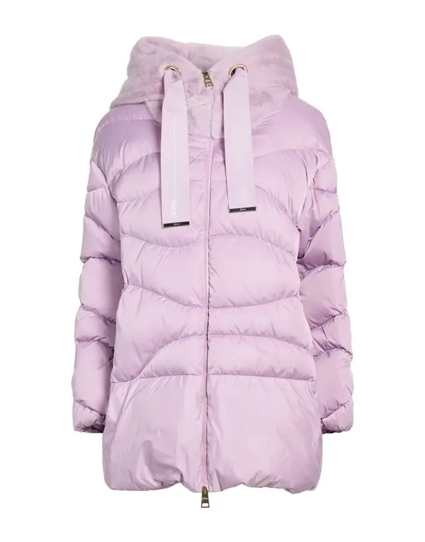 Herno Puffer Jacket With Plush Trims